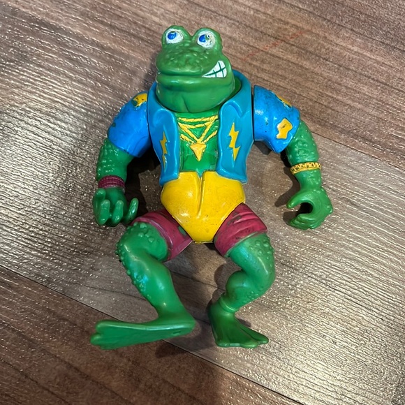 Toys | Vintage Teenage Mutantninja Turtles Ghengis Frog Action Figure ...